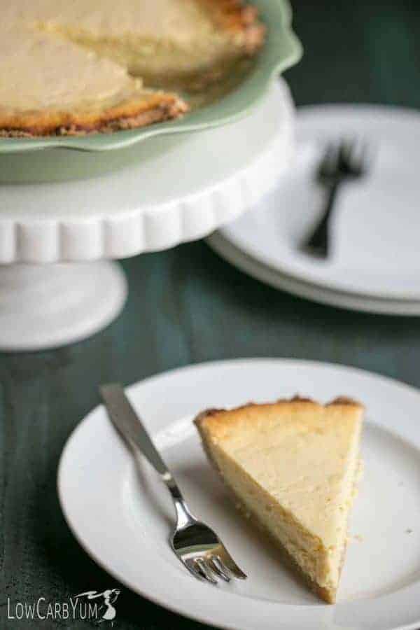 Easy Italian Ricotta Cheese Pie Recipe - Low Carb Yum