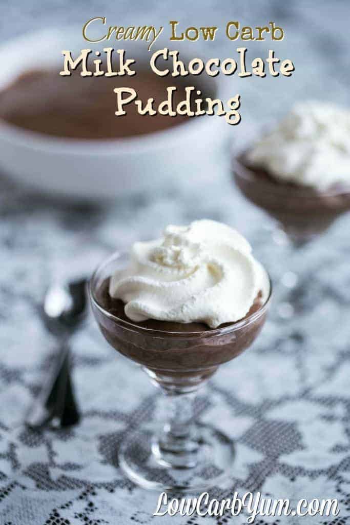 Creamy Keto Chocolate Pudding Recipe - Low Carb Yum