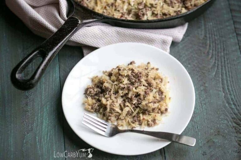 Keto Crack Slaw with Beef and Cabbage - Low Carb Yum