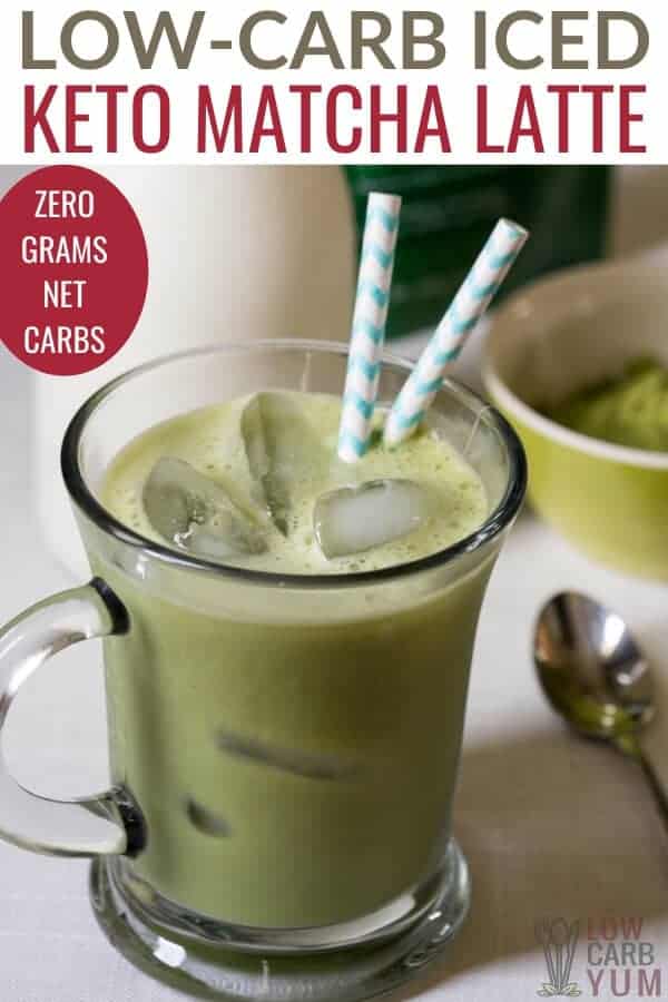 Iced Keto Matcha Green Tea Latte - Low Carb Yum Iced Keto Matcha Green Tea Latte - Low Carb Yum