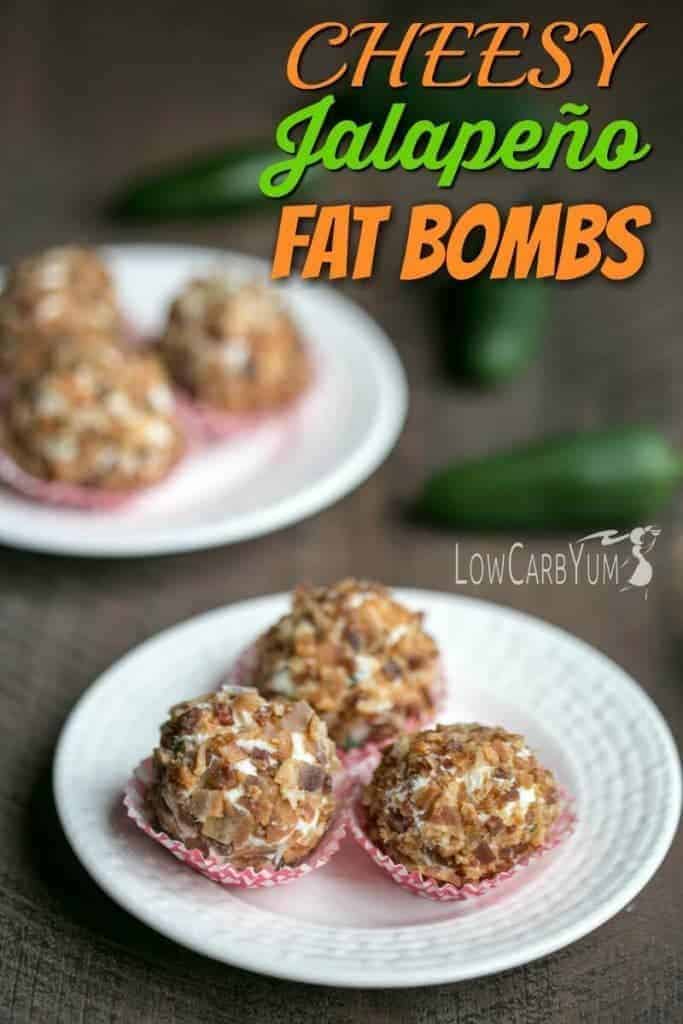 Cheesy Jalapeño Fat Bombs - Low Carb Yum