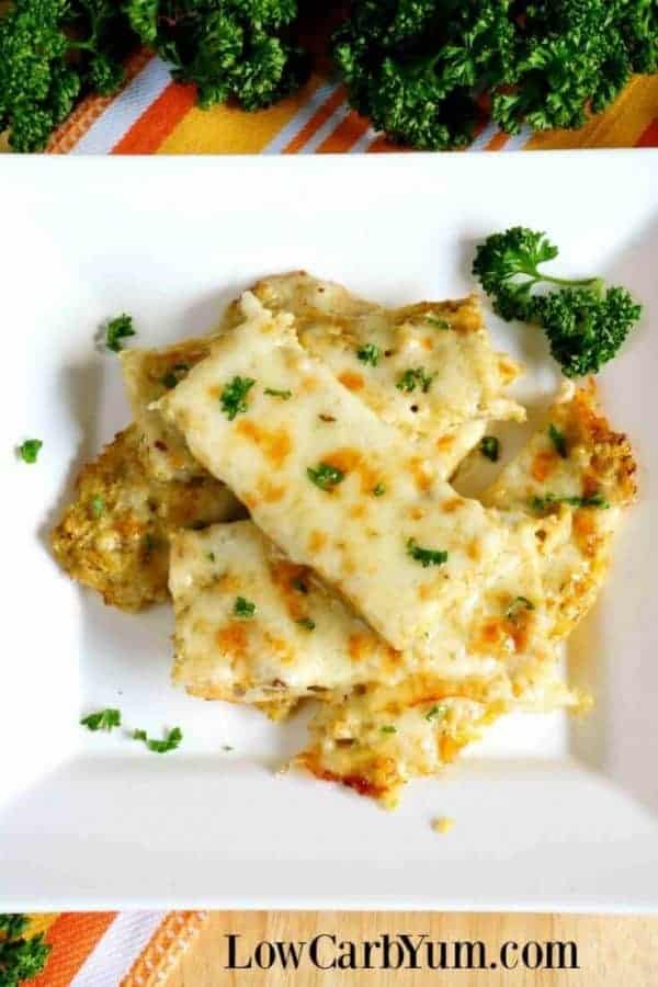 Cheesy Cauliflower Breadsticks Recipe - Low Carb Yum