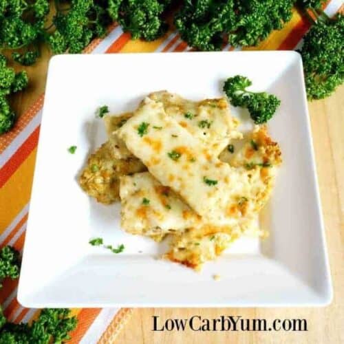 Cheesy Cauliflower Breadsticks Recipe - Low Carb Yum