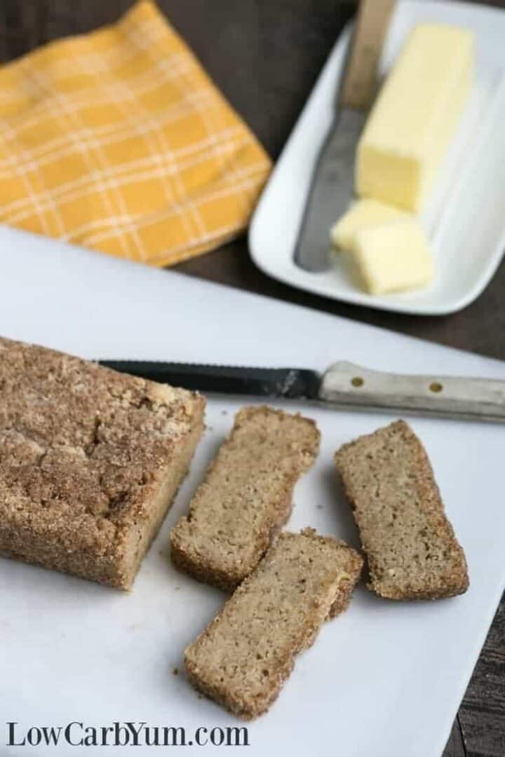 Paleo Gluten-Free Egg-Free Bread with Psyllium - Low Carb Yum