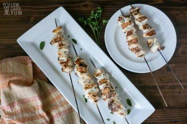 Pinchos Puerto Rican Marinated Grilled Chicken Kebabs - Low Carb Yum
