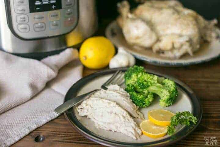 Pressure Cooker Whole Chicken in the Instant Pot | Low Carb Yum
