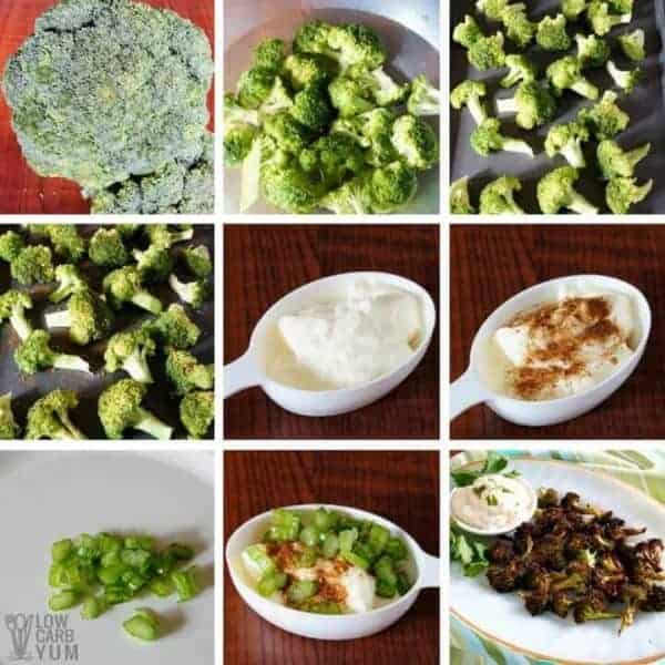 Burnt Broccoli with Taco Mayo Sauce - Low Carb Yum