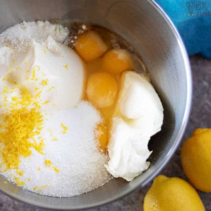 Italian Lemon Ricotta Cheesecake Recipe | Low Carb Yum