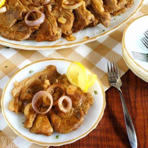 Filipino Pork Bistek Recipe - Low Carb Yum