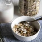 Easy Muesli Keto Cereal Recipe (VIDEO) - Low Carb Yum