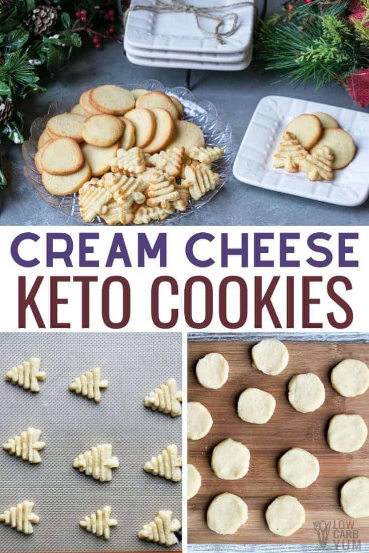 Easy Keto Cream Cheese Cookies - Low Carb Yum