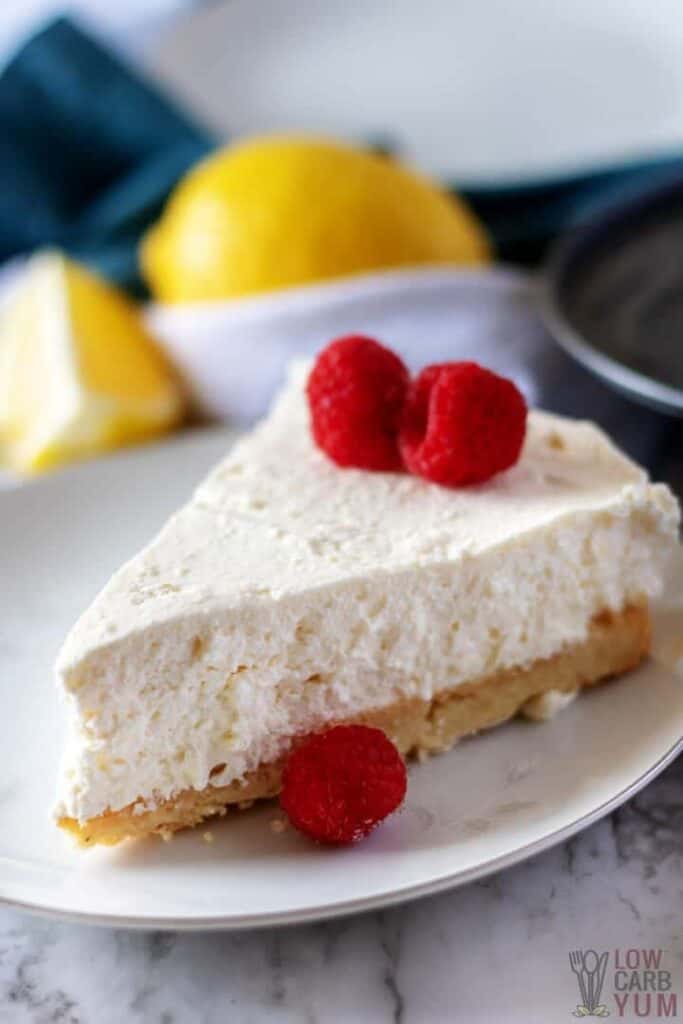 Italian Lemon Ricotta Cheesecake (Keto) - Low Carb Yum