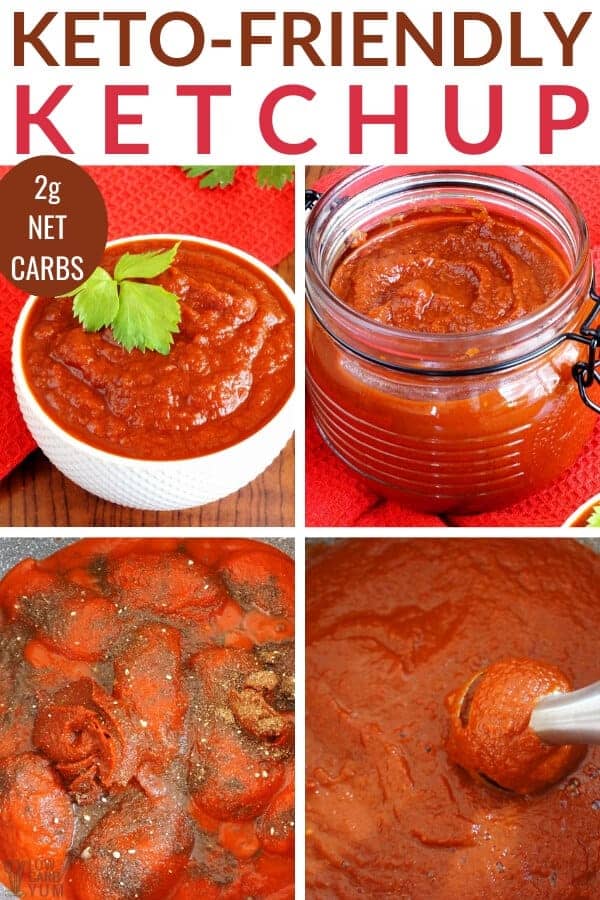 Easy Homemade Keto Sugar Free Ketchup - Low Carb Yum