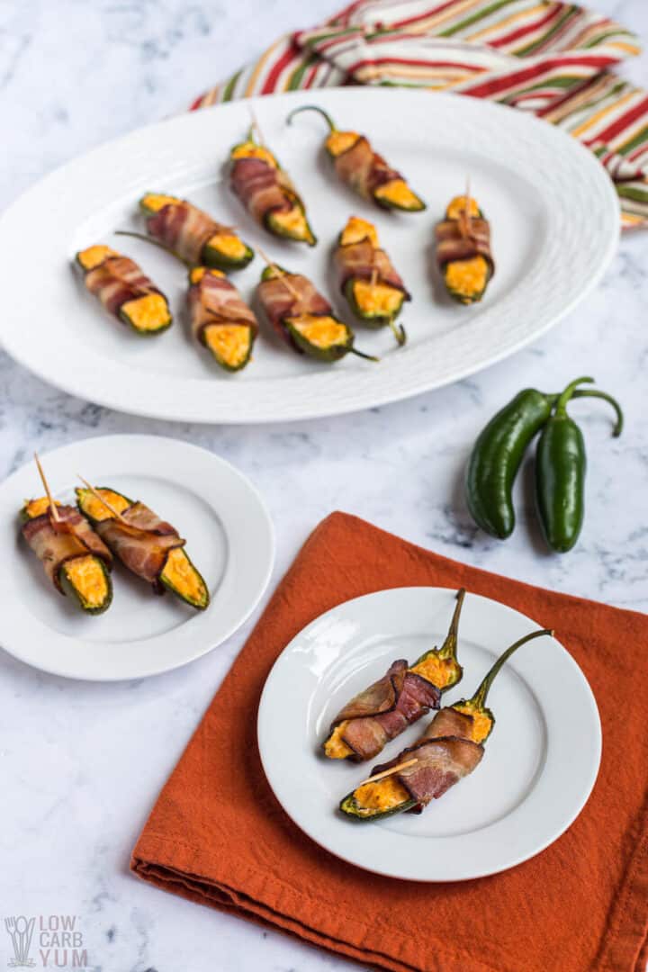 Keto Bacon Wrapped Air Fryer Jalapeño Poppers Low Carb Yum