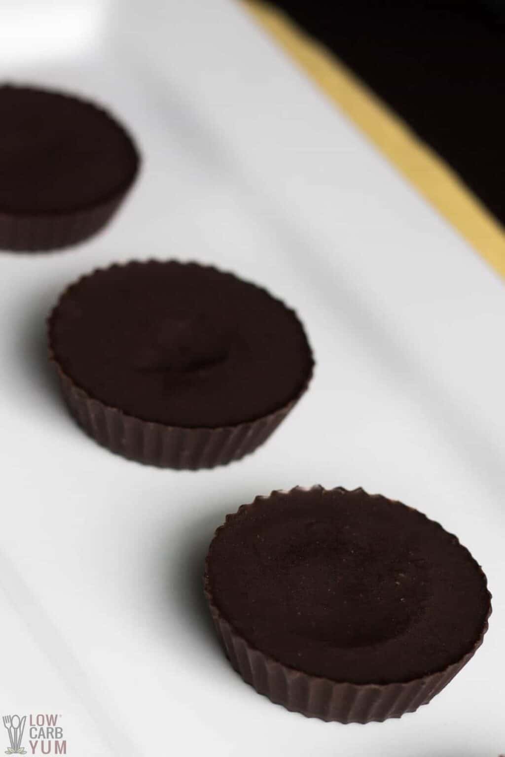 Chocolate Peanut Butter Fat Bombs (5-Ingredients) - Low Carb Yum