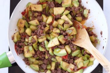 Easy Ground Beef and Squash Skillet - Low Carb Yum