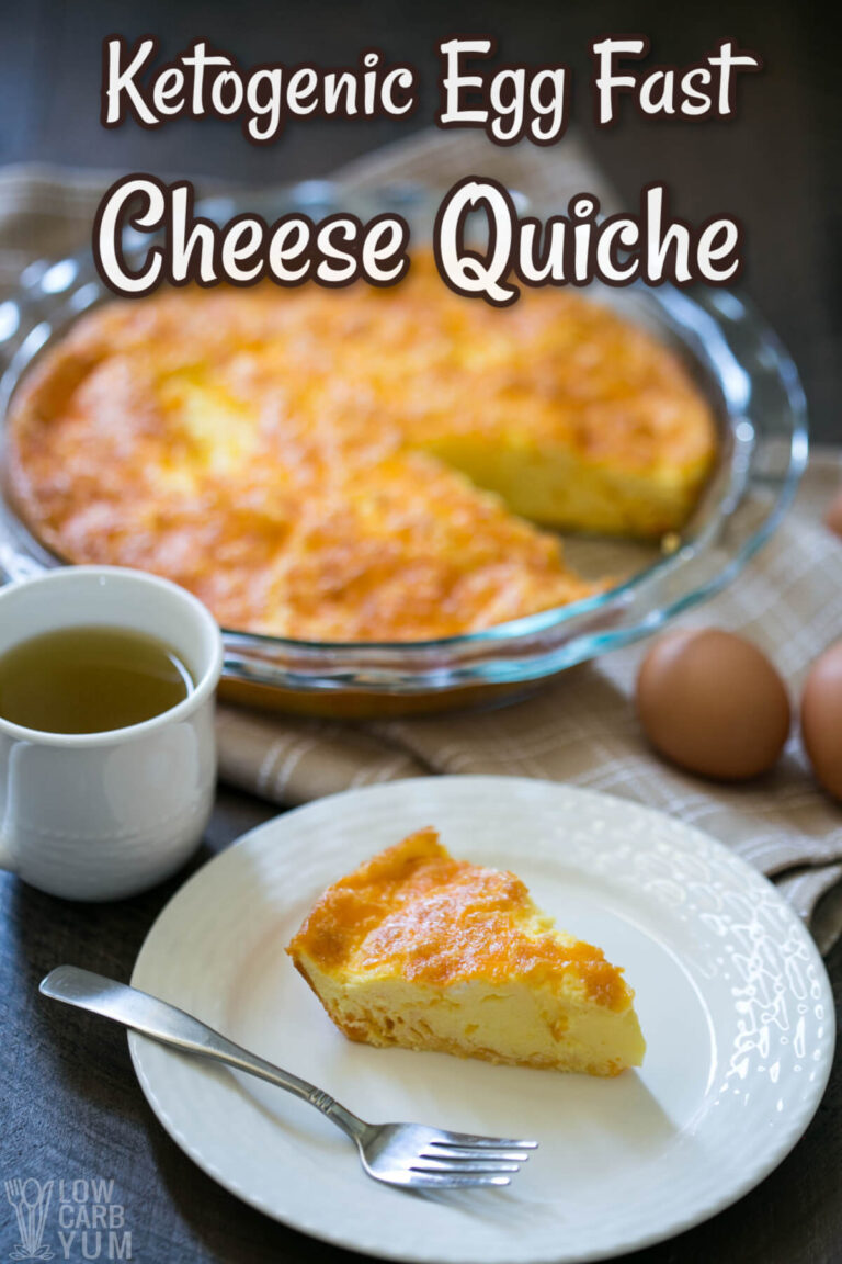 Keto Crustless Egg Quiche Recipe - Low Carb Yum