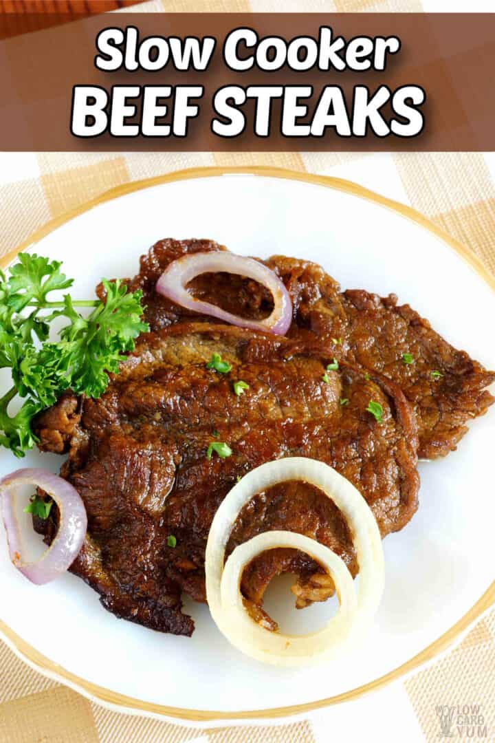 Bistek Recipe (Slow Cooker Filipino Beef Steak) - Low Carb Yum