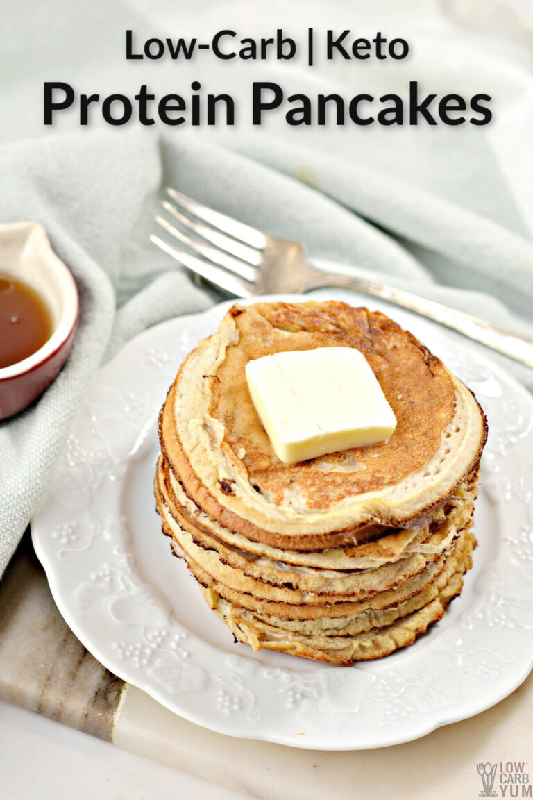 Low Carb Protein Pancakes Recipe - Low Carb Yum