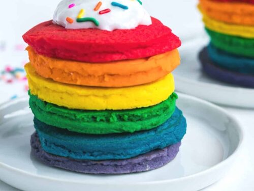 Rainbow Pancakes