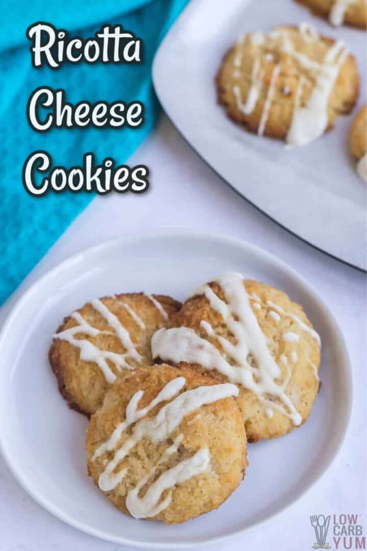 Almond Ricotta Cheese Cookies Recipe - Low Carb Yum