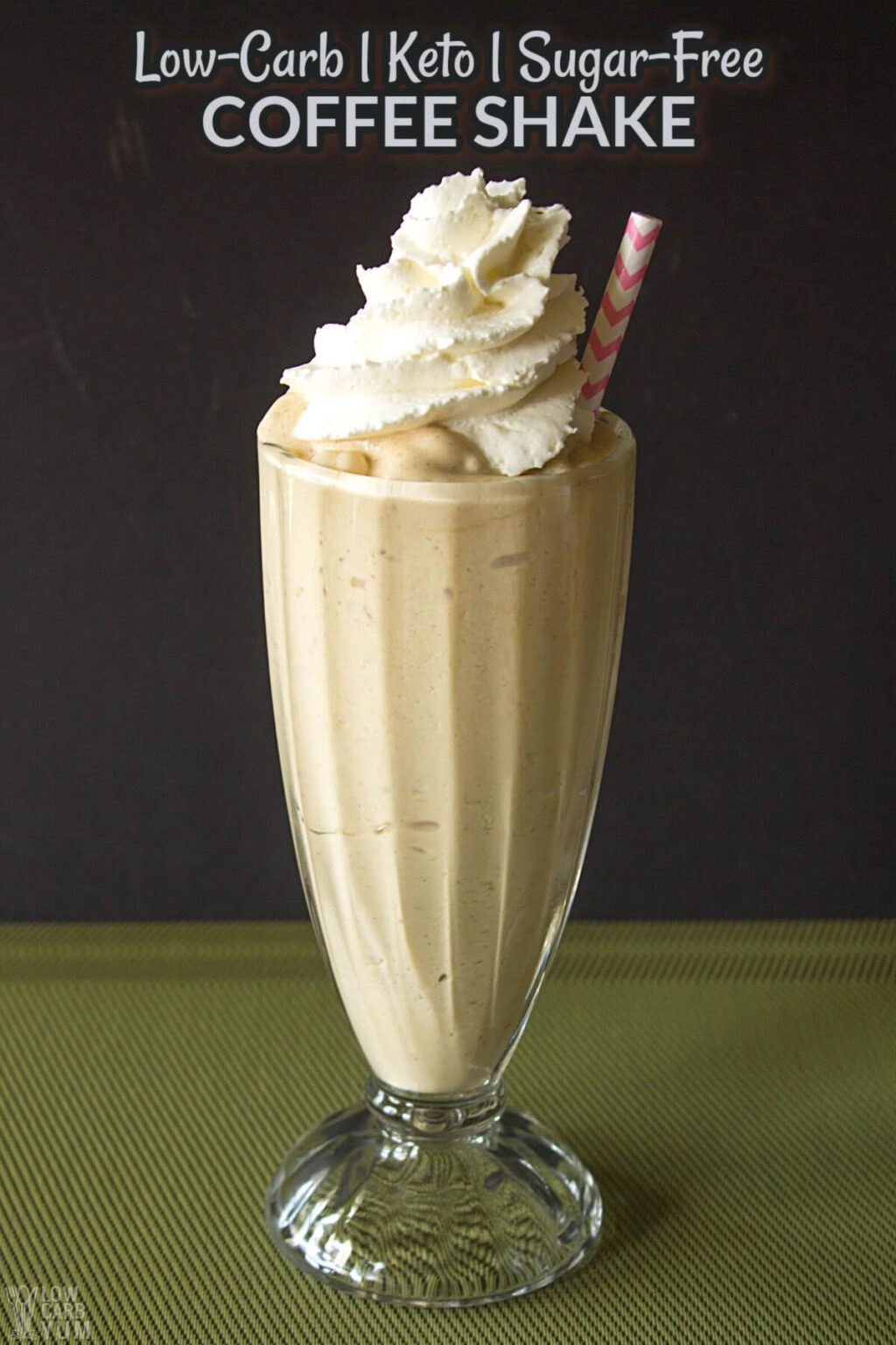 Sugar-Free Milkshake (Vanilla, Coffee, Chocolate) - Low Carb Yum