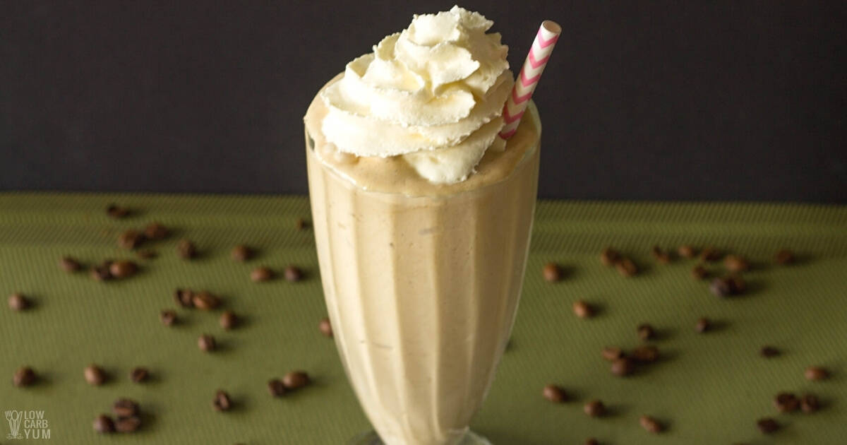 Sugar-Free Milkshake (Vanilla, Coffee, Chocolate) - Low Carb Yum