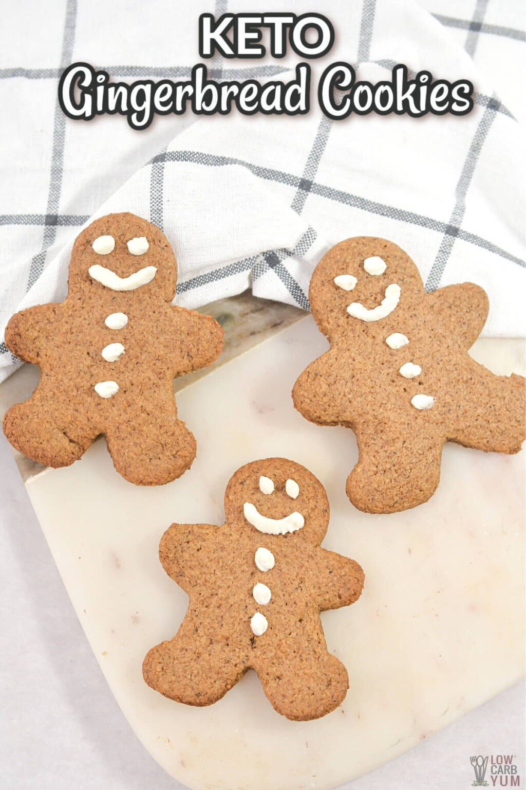Keto Gingerbread Cookies - Low Carb Yum