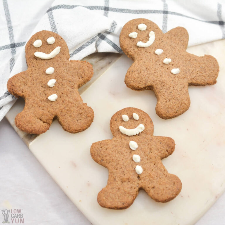 Keto Gingerbread Cookies - Low Carb Yum