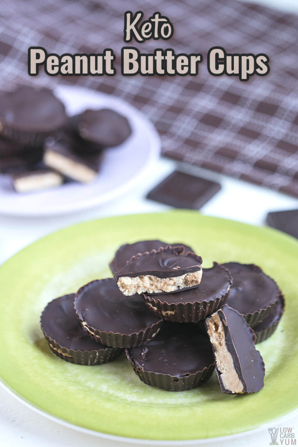 Keto Peanut Butter Cups Just Like Reese's - Low Carb Yum