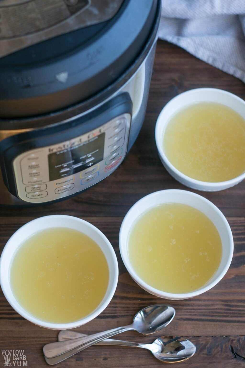 Instant Pot Bone Broth - Low Carb Yum