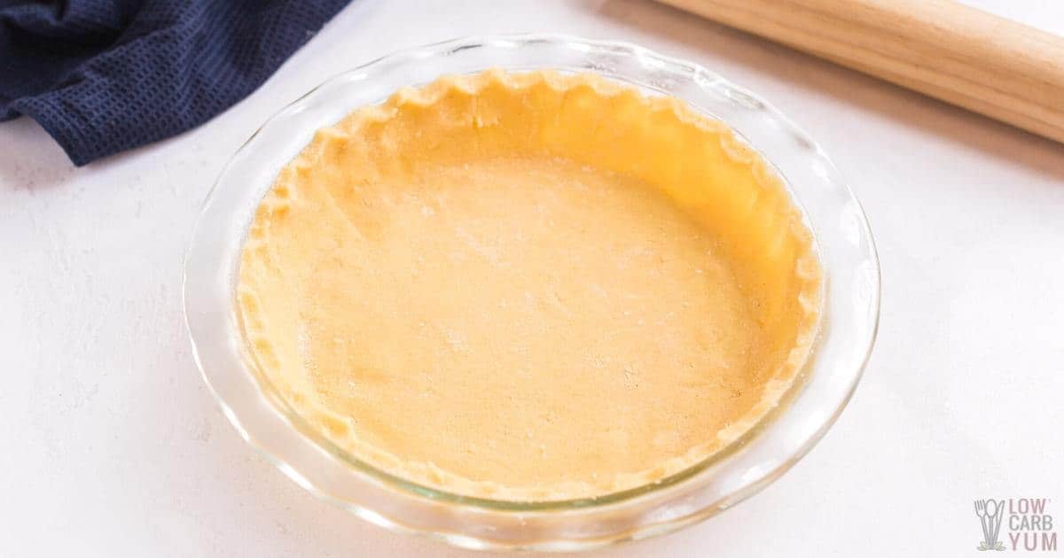 Flaky Keto Pie Crust (5-Ingredients) - Low Carb Yum