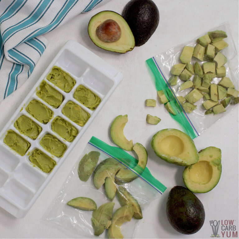 How To Freeze Avocados For Longer Storage - Low Carb Yum