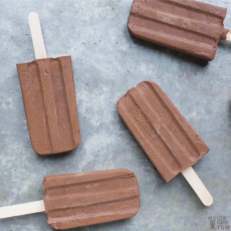 Sugar Free Fudge Pops Recipe - Low Carb Yum