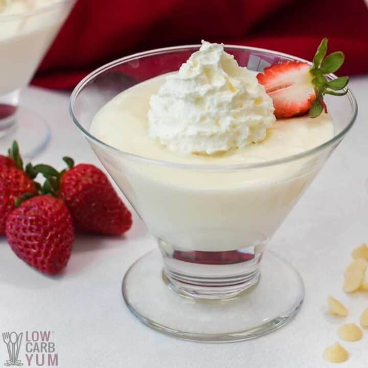 Easy White Chocolate Mousse (2-Ingredients) - Low Carb Yum