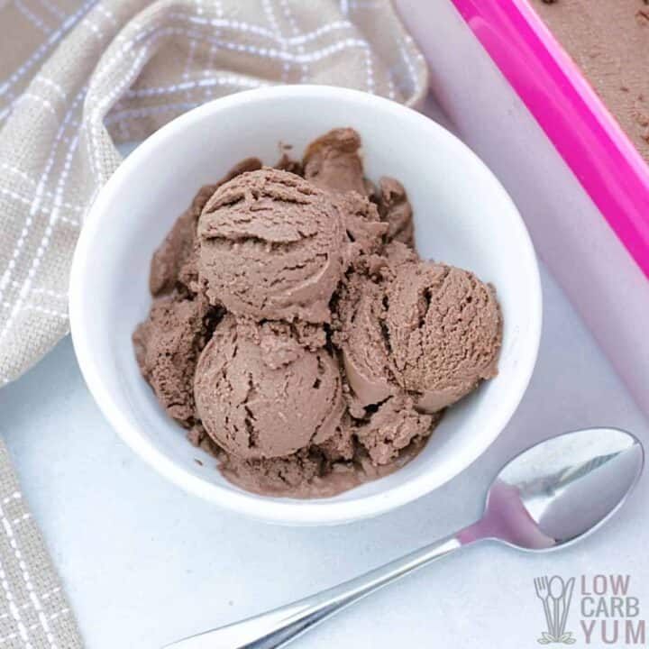 Keto Avocado Ice Cream Recipe (Dairy-Free) - Low Carb Yum