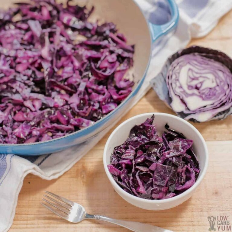 Sautéed Red Cabbage Recipe - Low Carb Yum
