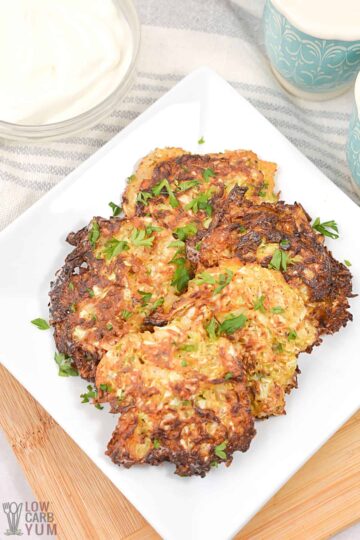 Keto Cabbage Hash Browns - Low Carb Yum