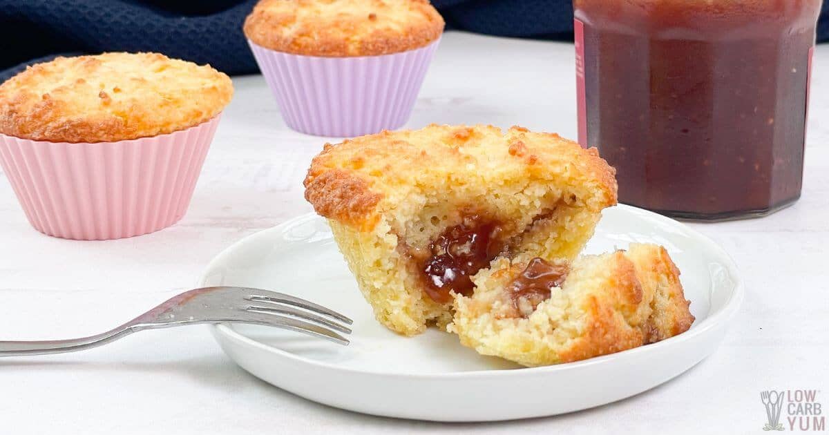 Strawberry Jam Muffins - Low Carb Yum