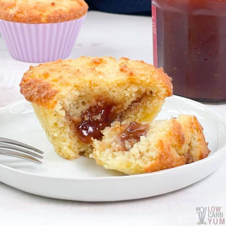 Strawberry Jam Muffins - Low Carb Yum