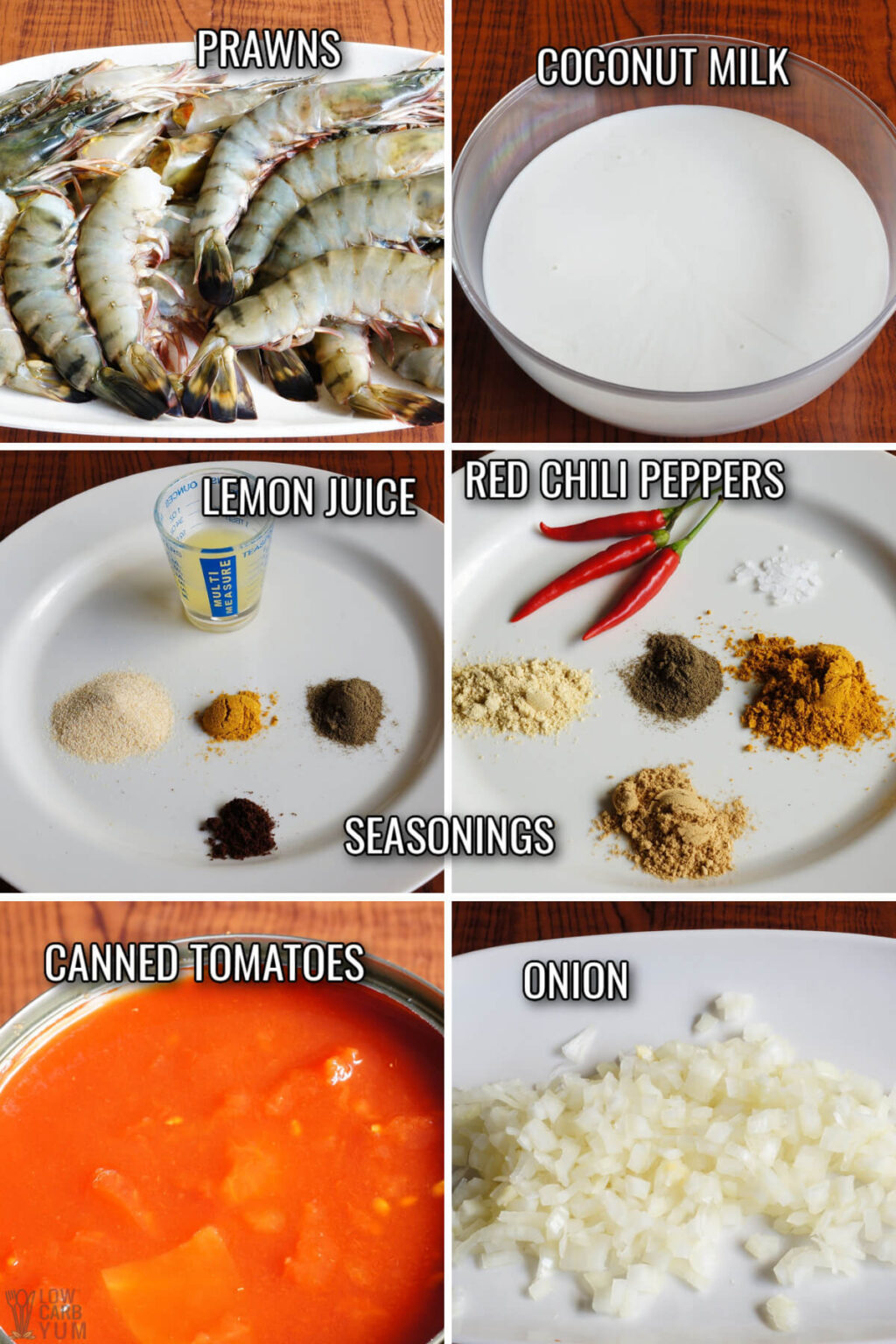 Prawn Curry with Coconut Milk - Low Carb Yum