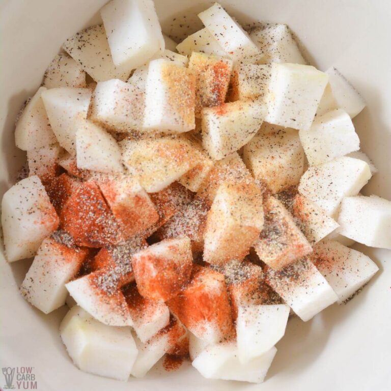 Air Fryer Turnips (Keto and Low Carb!) - Low Carb Yum