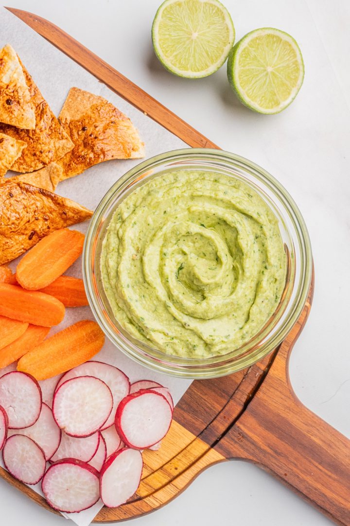 Creamy Avocado Sauce (For Chip Dip) - Low Carb Yum
