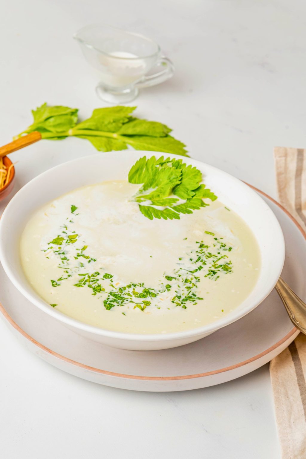 Low-Carb Cream of Celery Soup - Low Carb Yum