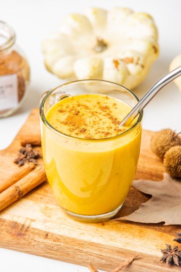 Healthy Pumpkin Smoothie (With Pumpkin Pie Spice) - Low Carb Yum